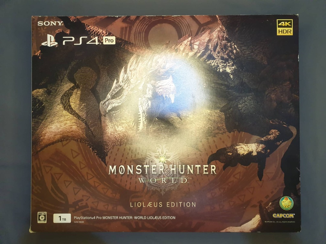 PS4 Pro - Limited "Monster Hunter World" Edition, Video Gaming, Video ...