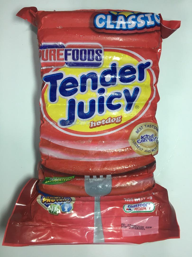 Purefoods Tender Juicy Hotdog Classic 1KG., Food & Drinks, Chilled ...