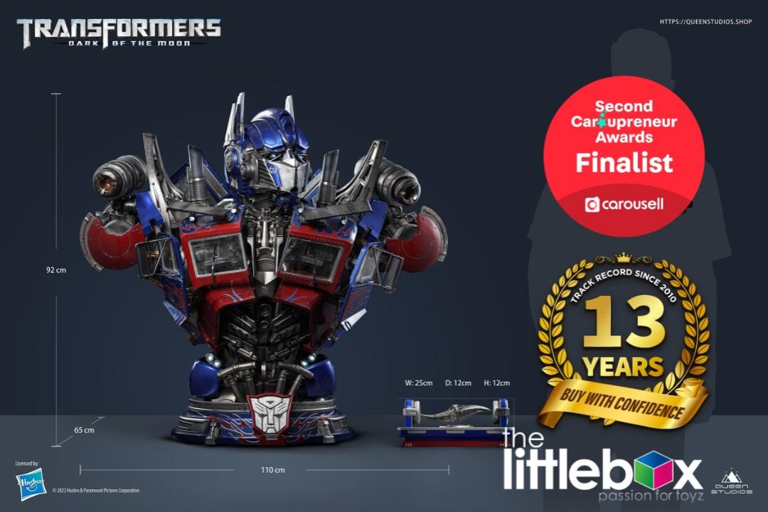 Queen Studio Optimus Prime Bust, Hobbies & Toys, Toys & Games on Carousell