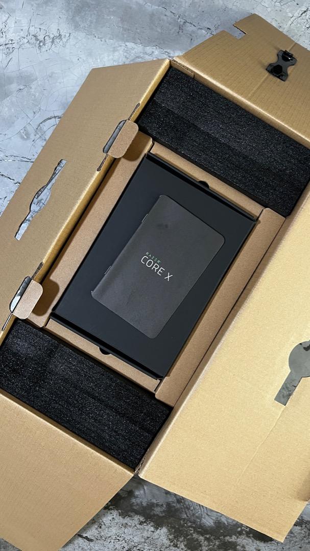 Razer Core X External Graphics Enclosure (eGPU) with Sapphire Pulse ...