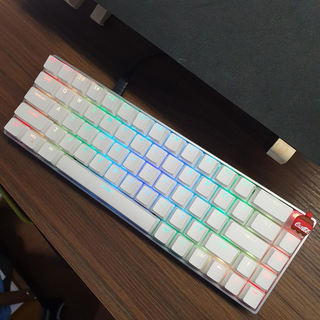 [Ready for Use] Custom 65% aluminium CNC case Mechanical Keyboard RGB ...