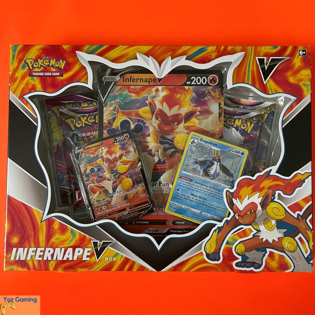 Pokemon TCG Infernape V Box, Hobbies & Toys, Toys & Games on Carousell