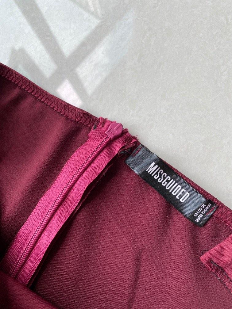 Red Maroon Toga Maxi Dress, Women's Fashion, Dresses & Sets, Dresses on ...