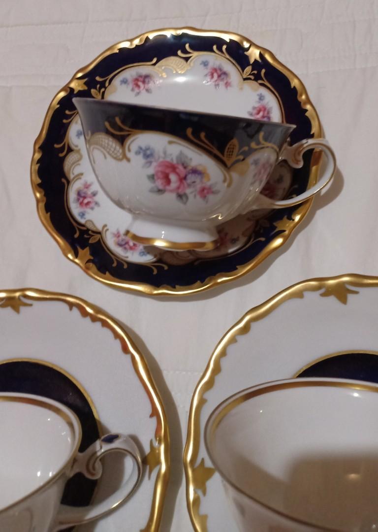Reichenbach Germany cobalt kobalt cup saucer set, Furniture & Home ...