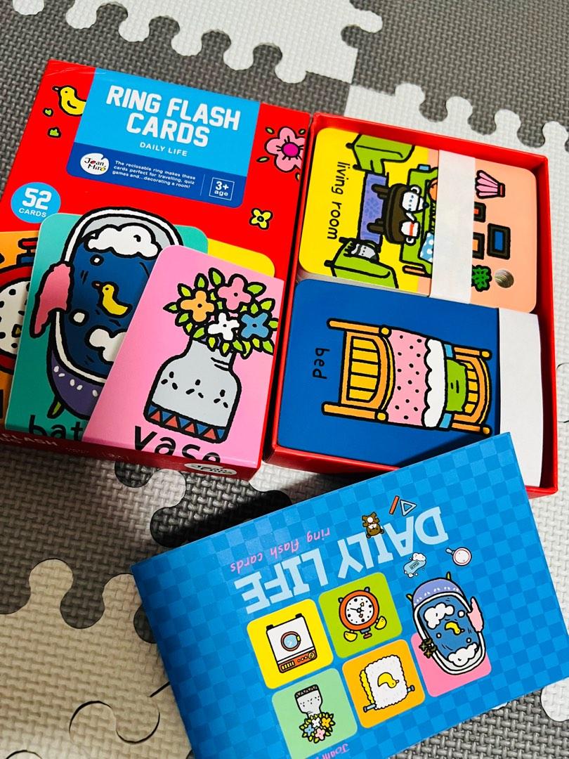 RING FLASH CARDS Daily Life for kids 52 cards Montessori, Hobbies ...
