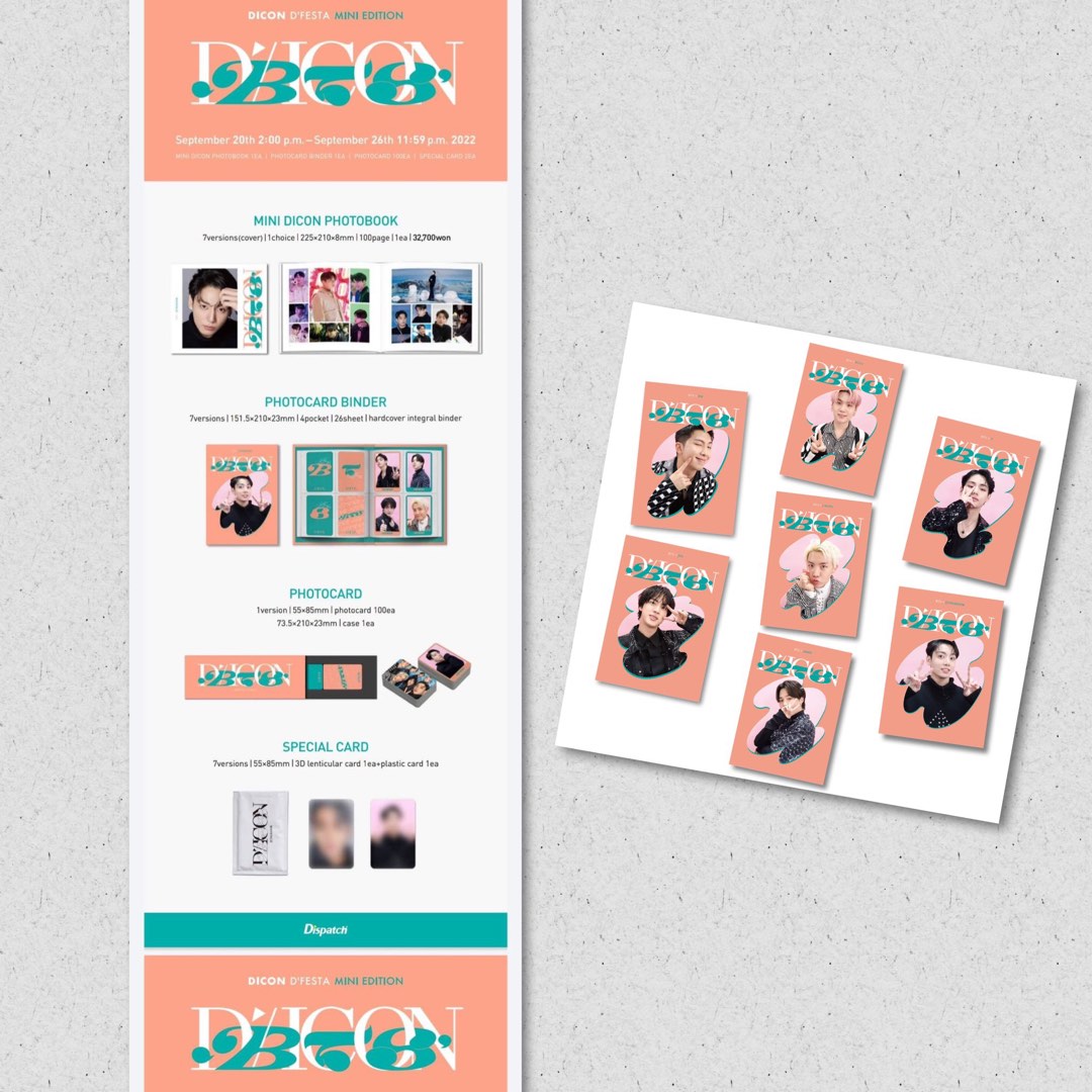 mini photobook bts dicon tingi mini ed neta, Hobbies & Toys ...