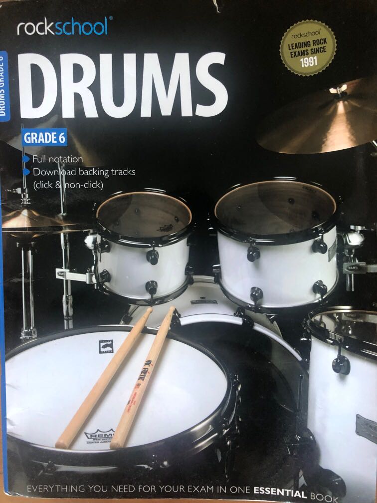Rockschool Drums Grade 6 Book, Hobbies & Toys, Music & Media, Music ...