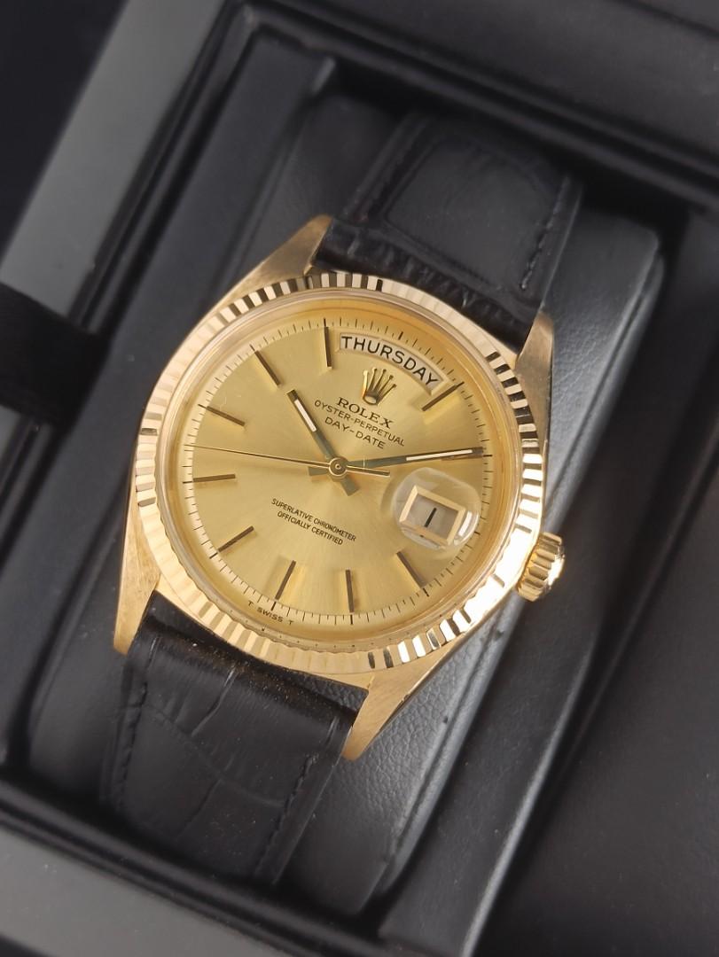 Rolex President solid gold, Luxury, Watches on Carousell