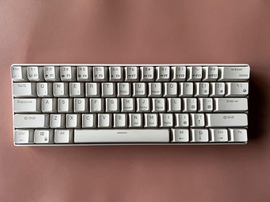 Royal Kludge RK61 (RGB) Red Switches (Hotswappable), Computers & Tech ...