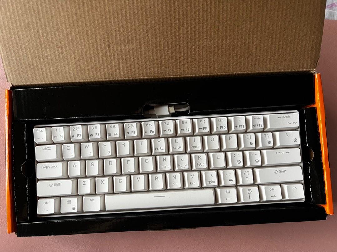 Royal Kludge RK61 (RGB) Red Switches (Hotswappable), Computers & Tech ...