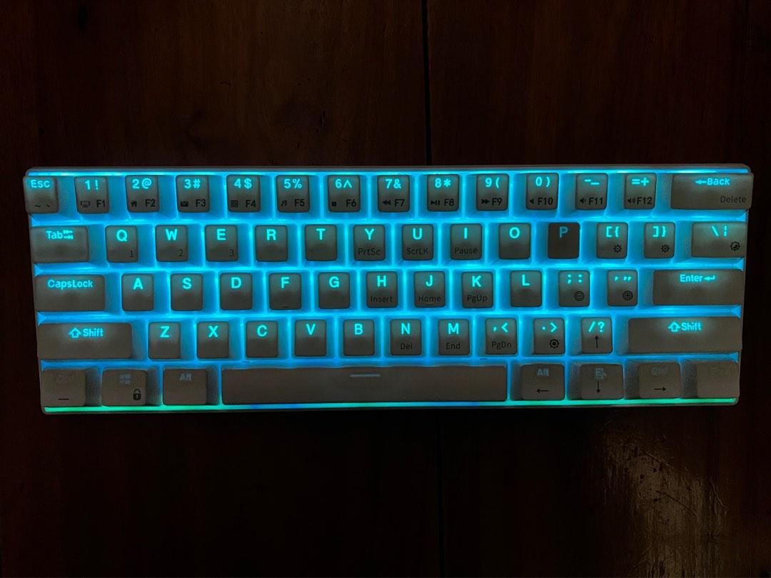 Royal Kludge RK61 (RGB) Red Switches (Hotswappable), Computers & Tech ...