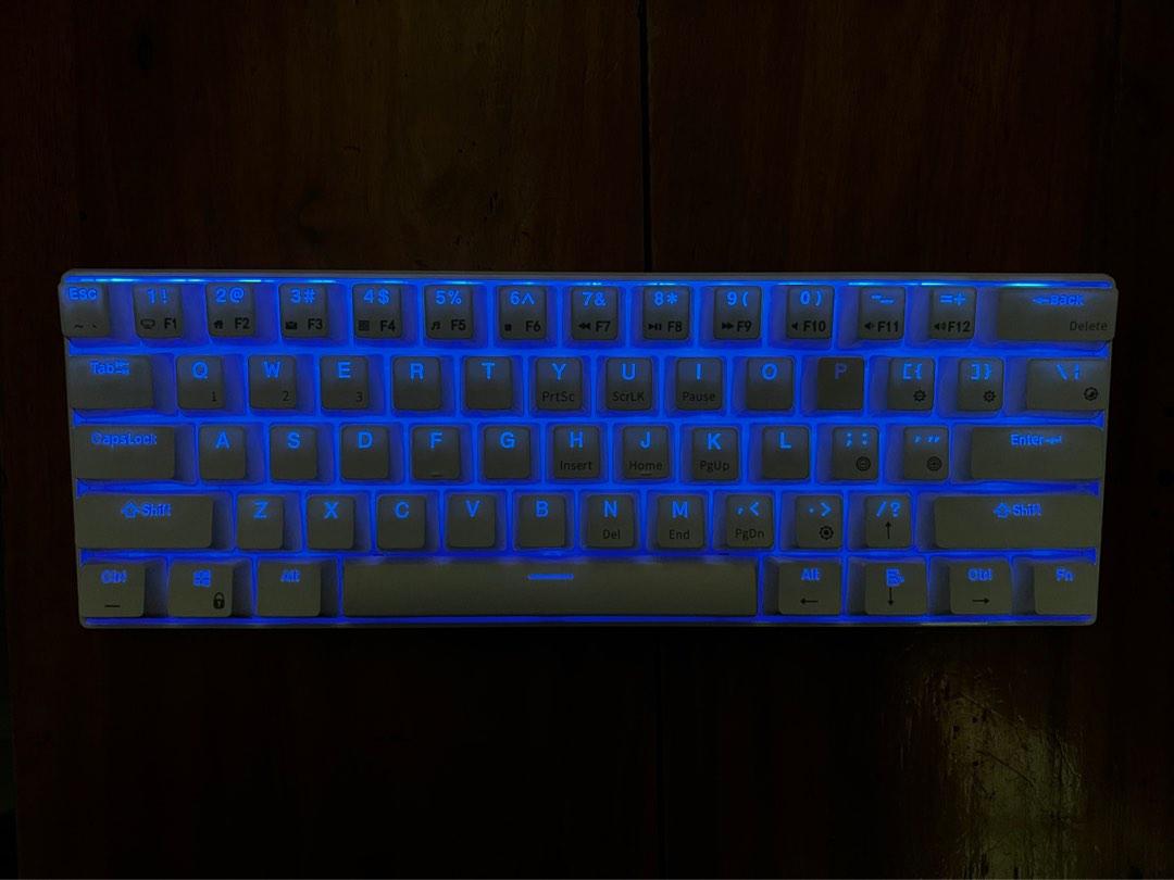 Royal Kludge RK61 (RGB) Red Switches (Hotswappable), Computers & Tech ...
