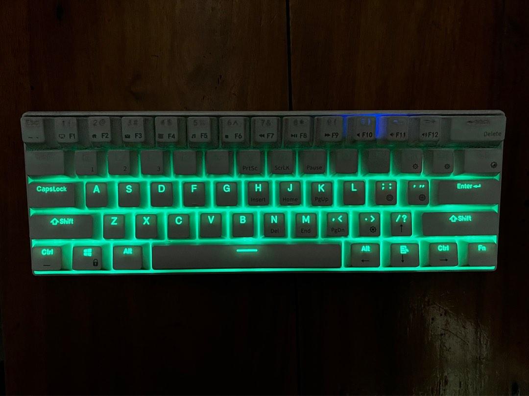 Royal Kludge RK61 (RGB) Red Switches (Hotswappable), Computers & Tech ...