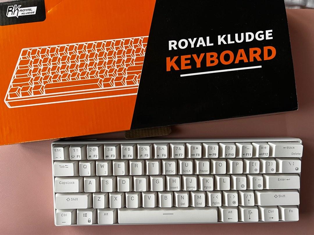 Royal Kludge RK61 (RGB) Red Switches (Hotswappable), Computers & Tech ...