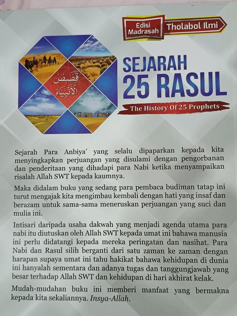 Sejarah 25 Rasul, Hobbies & Toys, Books & Magazines, Religion Books on ...