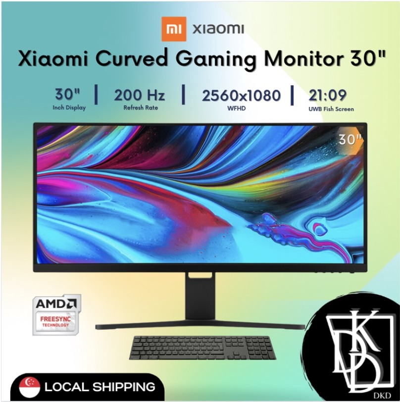 [SG STOCK] Xiaomi Redmi Curved Display 30" inch Gaming Monitor WFHD 200 ...