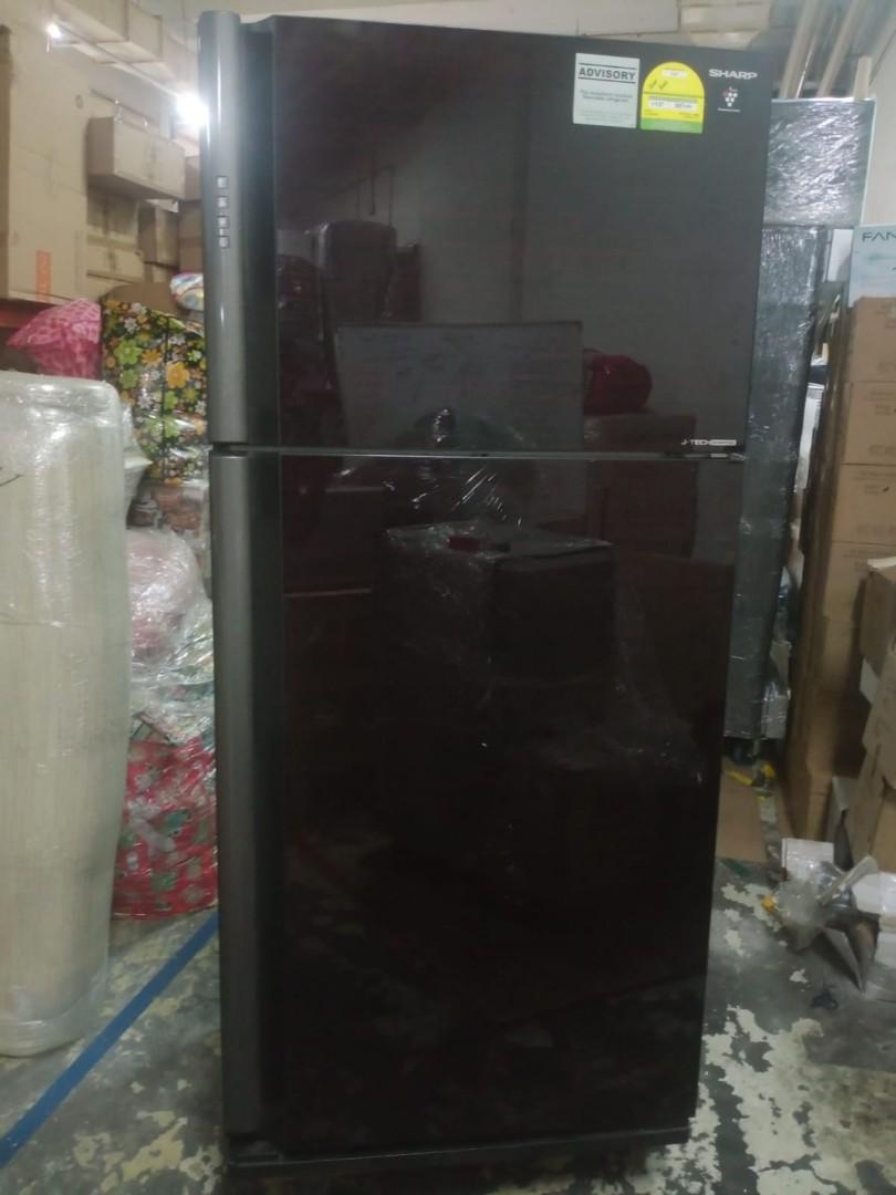 Sharp fridge| 585L | double door!, TV & Home Appliances, Kitchen ...