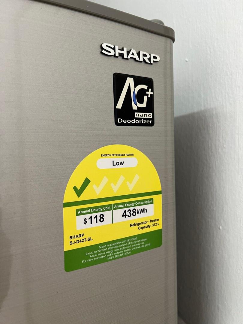 Sharp refrigerator freezer, TV & Home Appliances, Kitchen Appliances ...