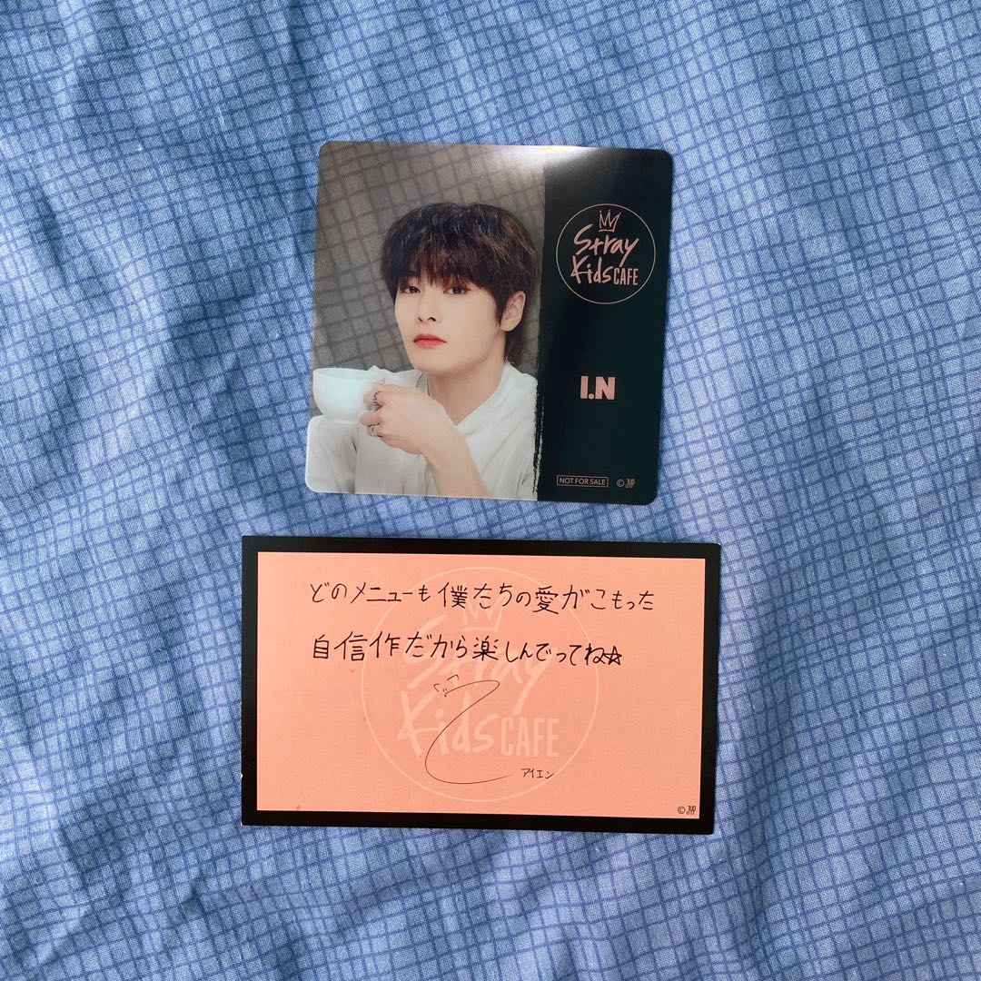 skz stray kids cafe coaster & message card, Hobbies & Toys, Memorabilia ...