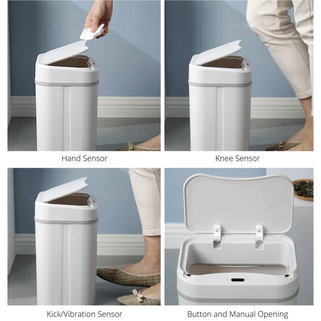 Smart Automatic Motion Sensor Trash Can / Dustbin / Rubbish Bin With ...