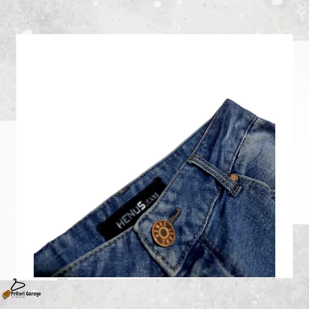 Soft Jeans Dry Denim Inner Wool Henus Edwin Slim Fit Blue Color "Vintage", Fesyen Pria, Pakaian ...