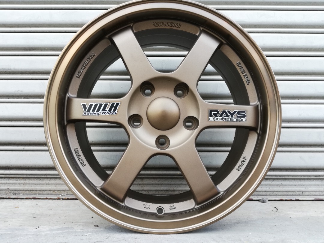 sport rim volk te37 made in thailand 16 inch, Auto Accessories on Carousell