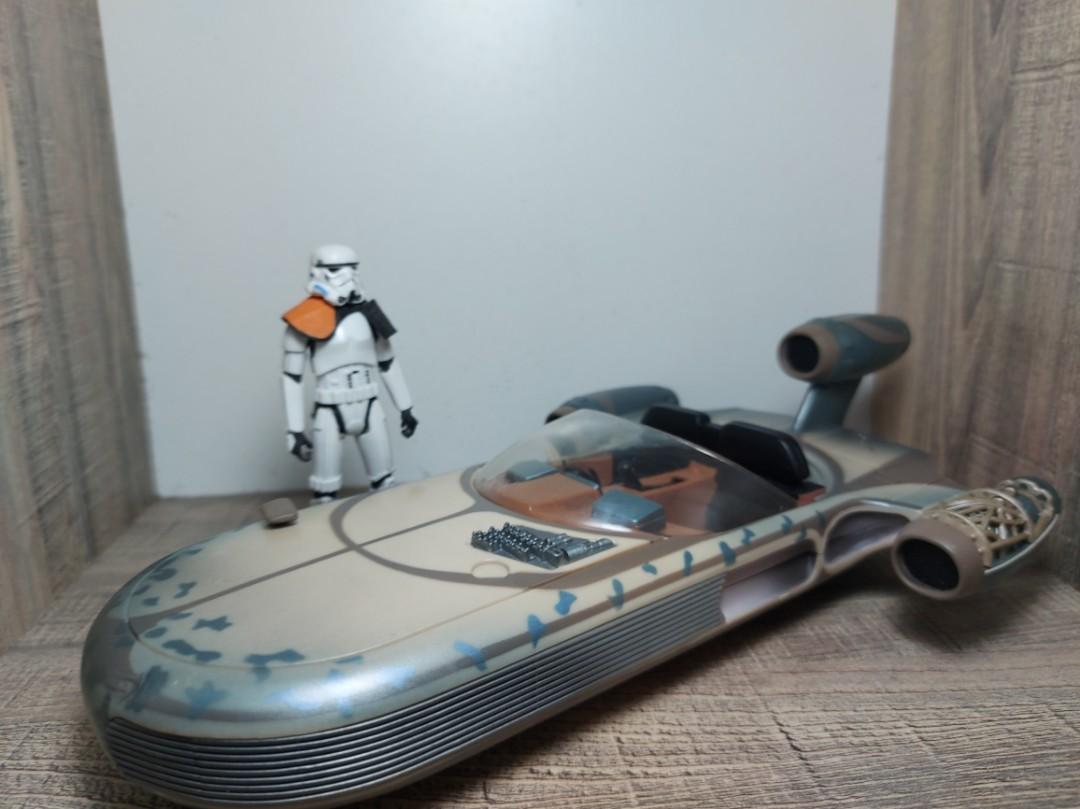 Star Wars Luke Landspeeder 3.75 Saga Collection action figures toys ...