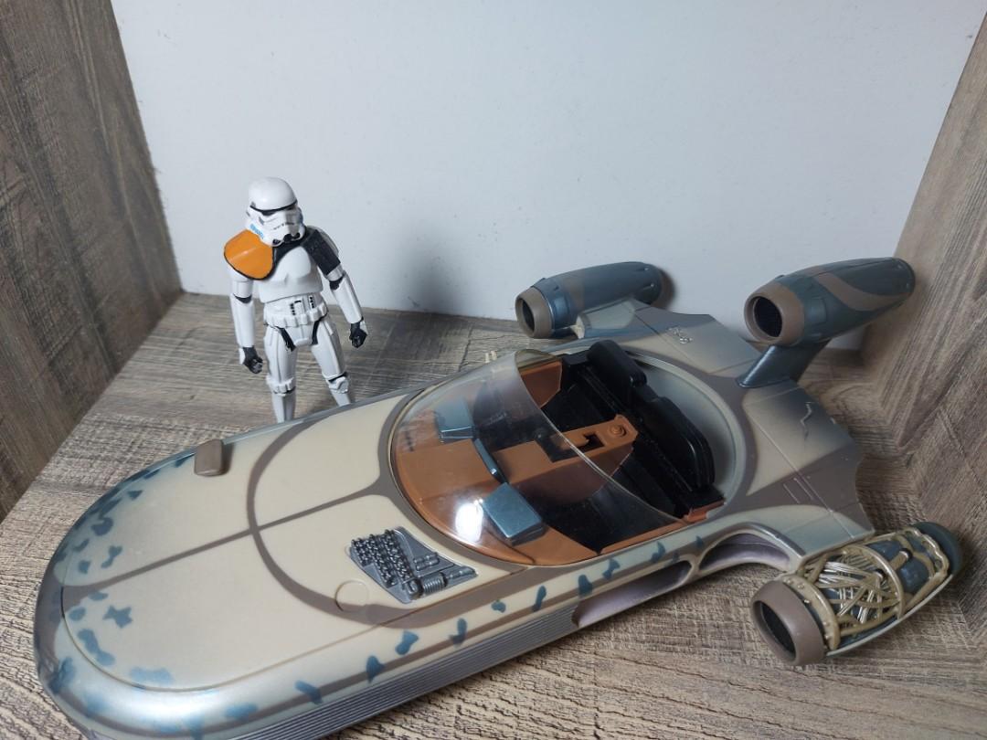 Star Wars Luke Landspeeder 3.75 Saga Collection action figures toys ...