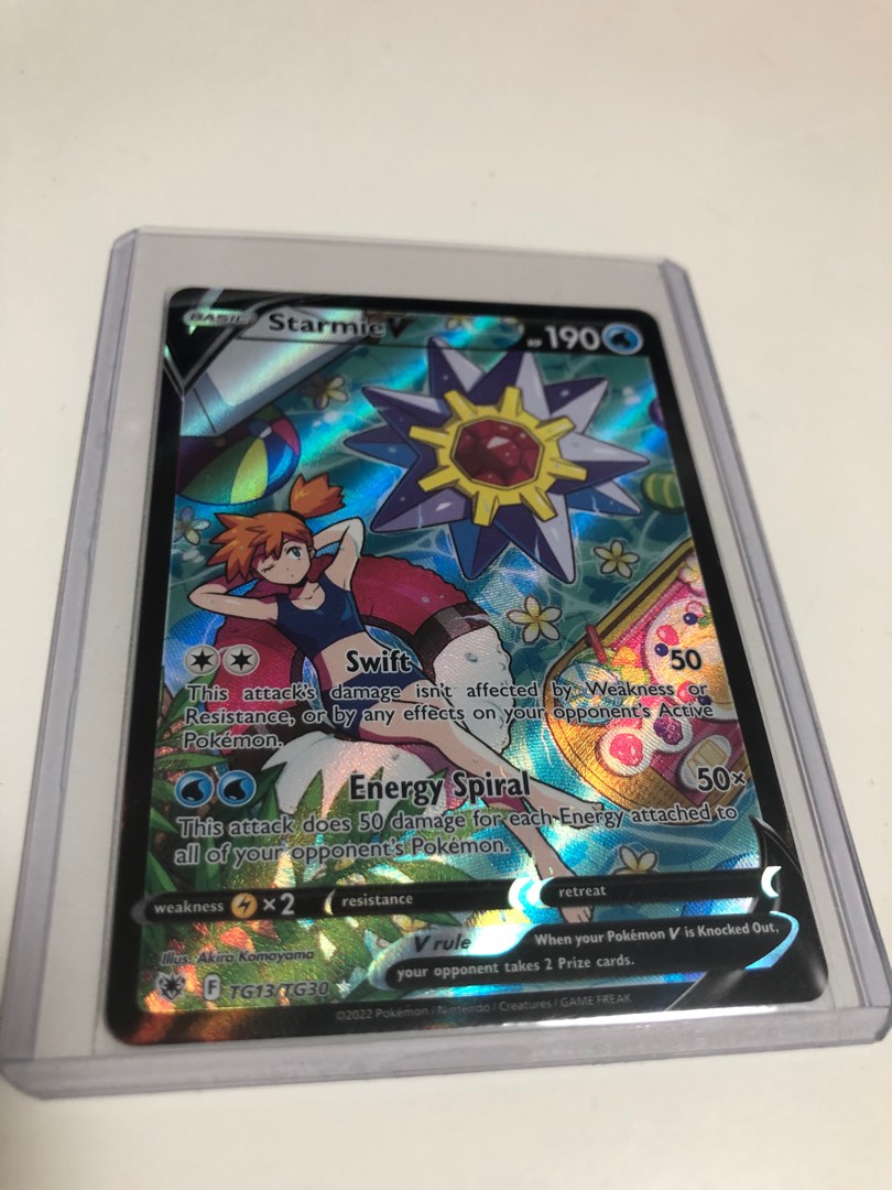 Starmie V Trainer Gallery - Pokémon Astral Radiance, Hobbies & Toys ...