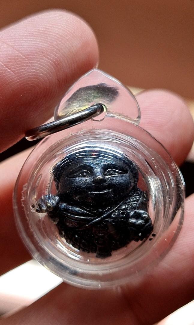 Thai amulet lookaom nangkwak Lp Rod, calling wealth lucky fortune good ...