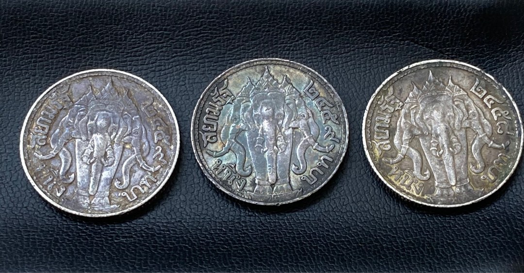 Thailand Elephants One Bath rare Coin, Hobbies & Toys, Memorabilia ...
