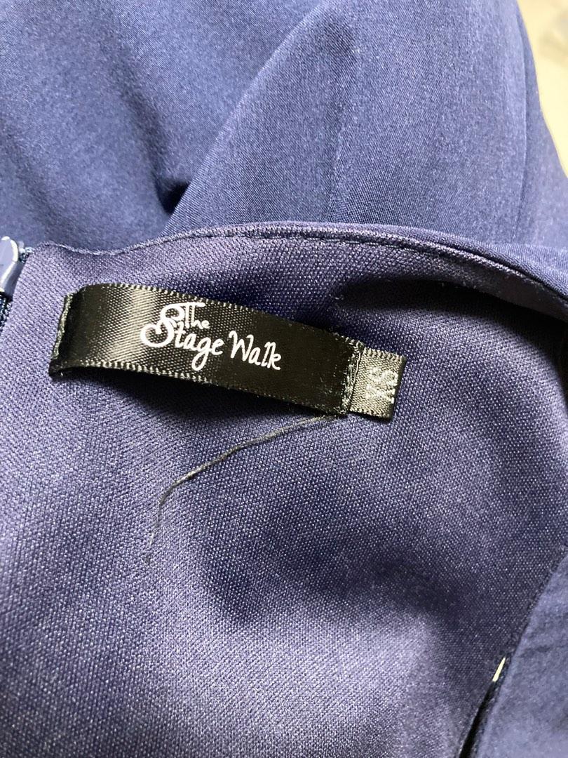 THE STAGE WALK - Navy Dress, Women's Fashion, Dresses & Sets, Dresses ...