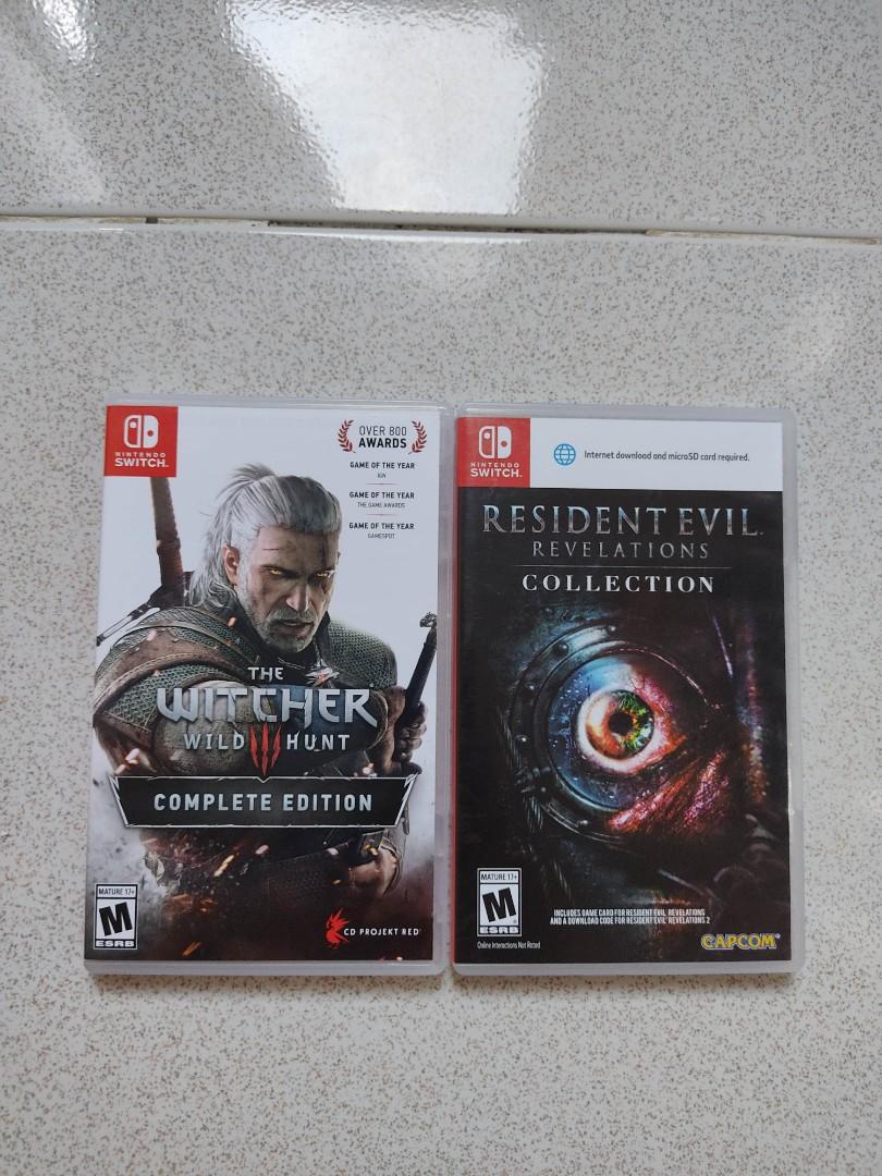 The Witcher 3 Complete edition, Resident Evil Collection(Used codes ...