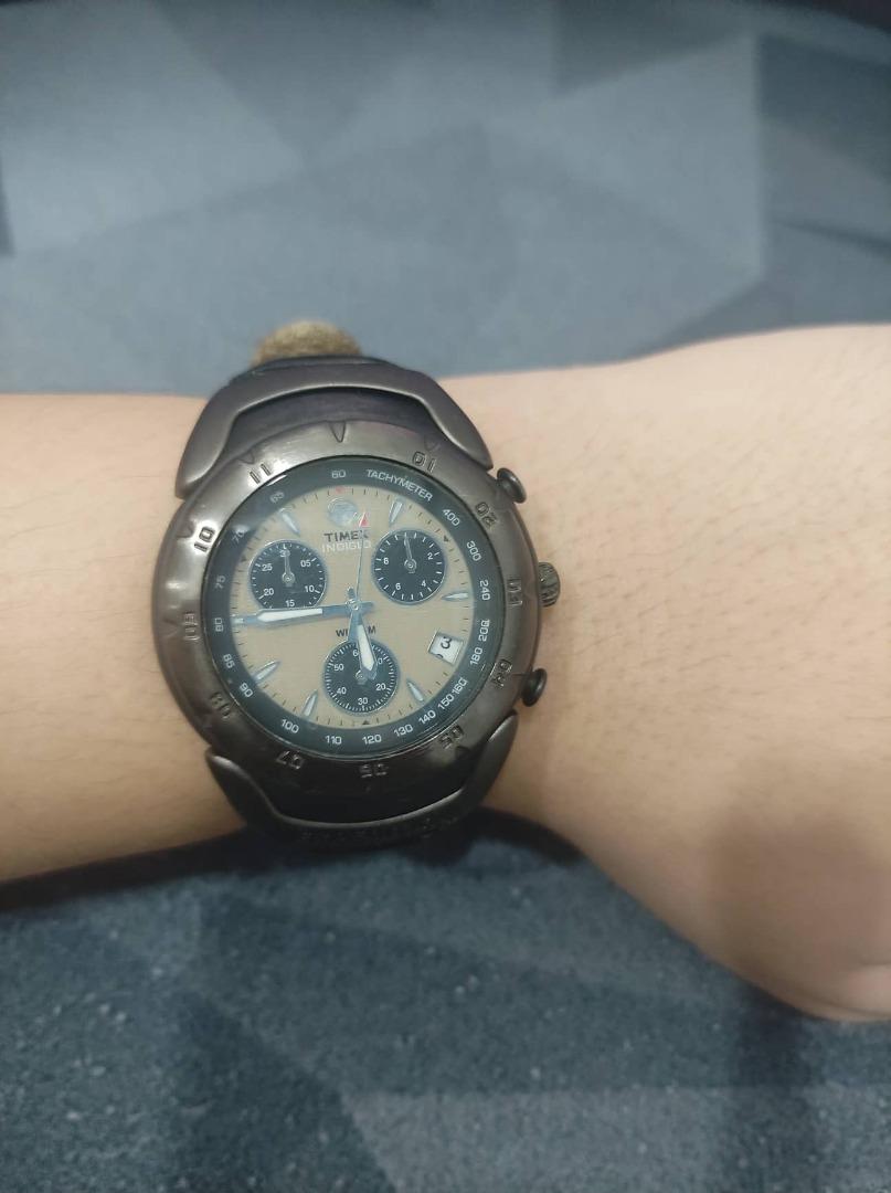 Timex Expedition Chronograph Indiglo Watch, Men's Fashion, Watches & Accessories, Watches on ...