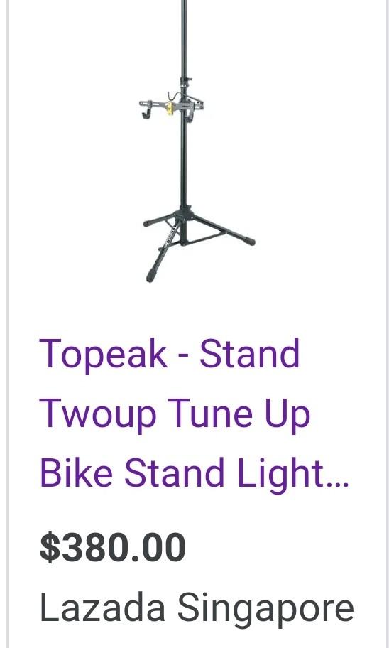 Topeak Bike Tune Up Stand, Sports Equipment, Bicycles & Parts, Parts ...