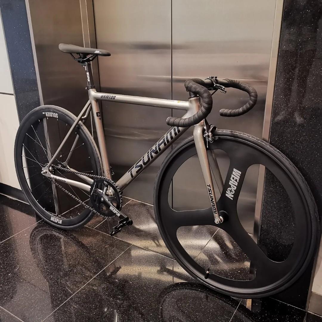 TSUNAMI SNM100 fixie bike / fixed gear bike / single speed bike ...