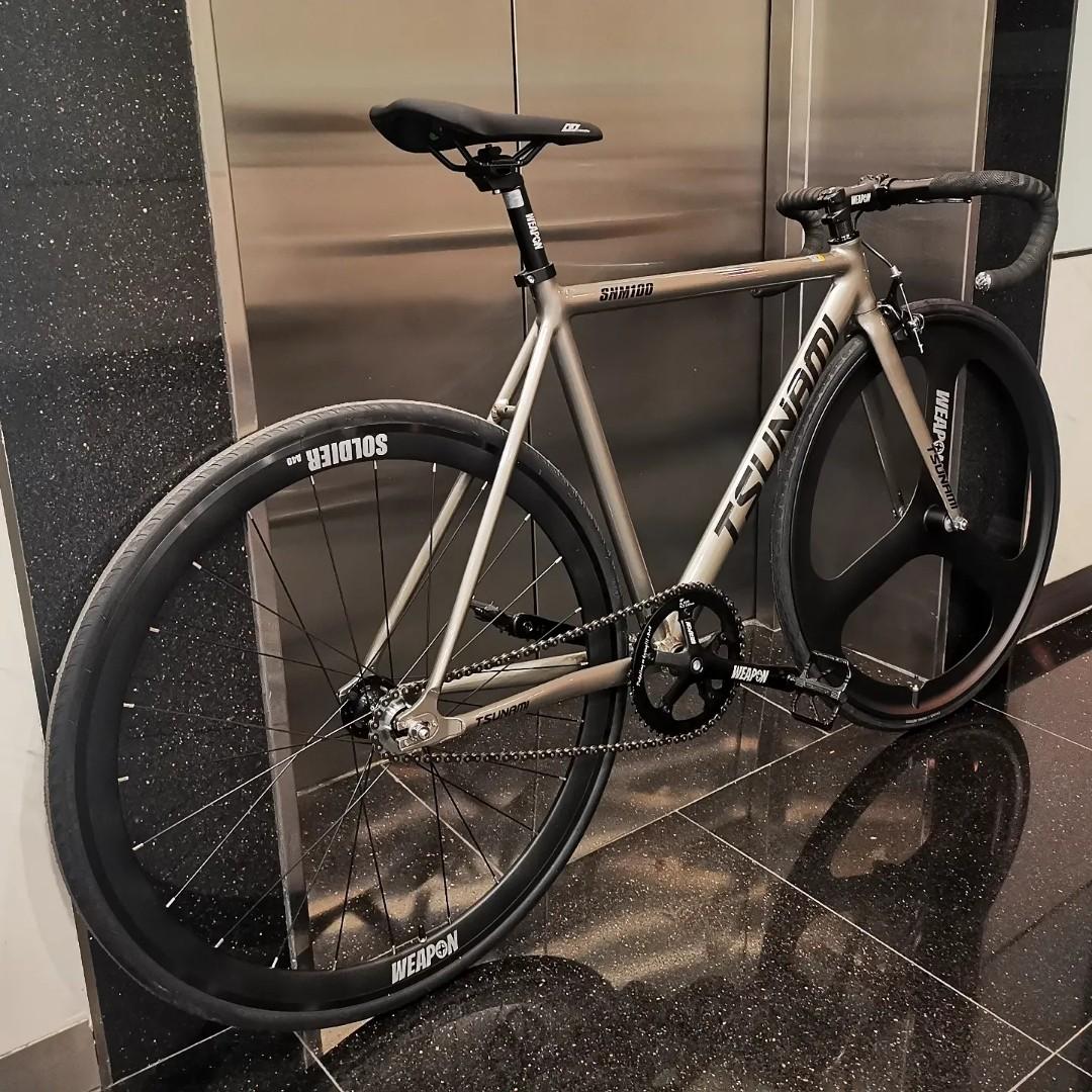 TSUNAMI SNM100 fixie bike / fixed gear bike / single speed bike ...