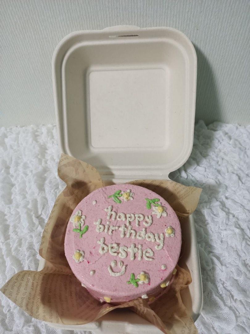 Vegan bento cake 4 inch for birthday, anniversary, gift, house visit ...