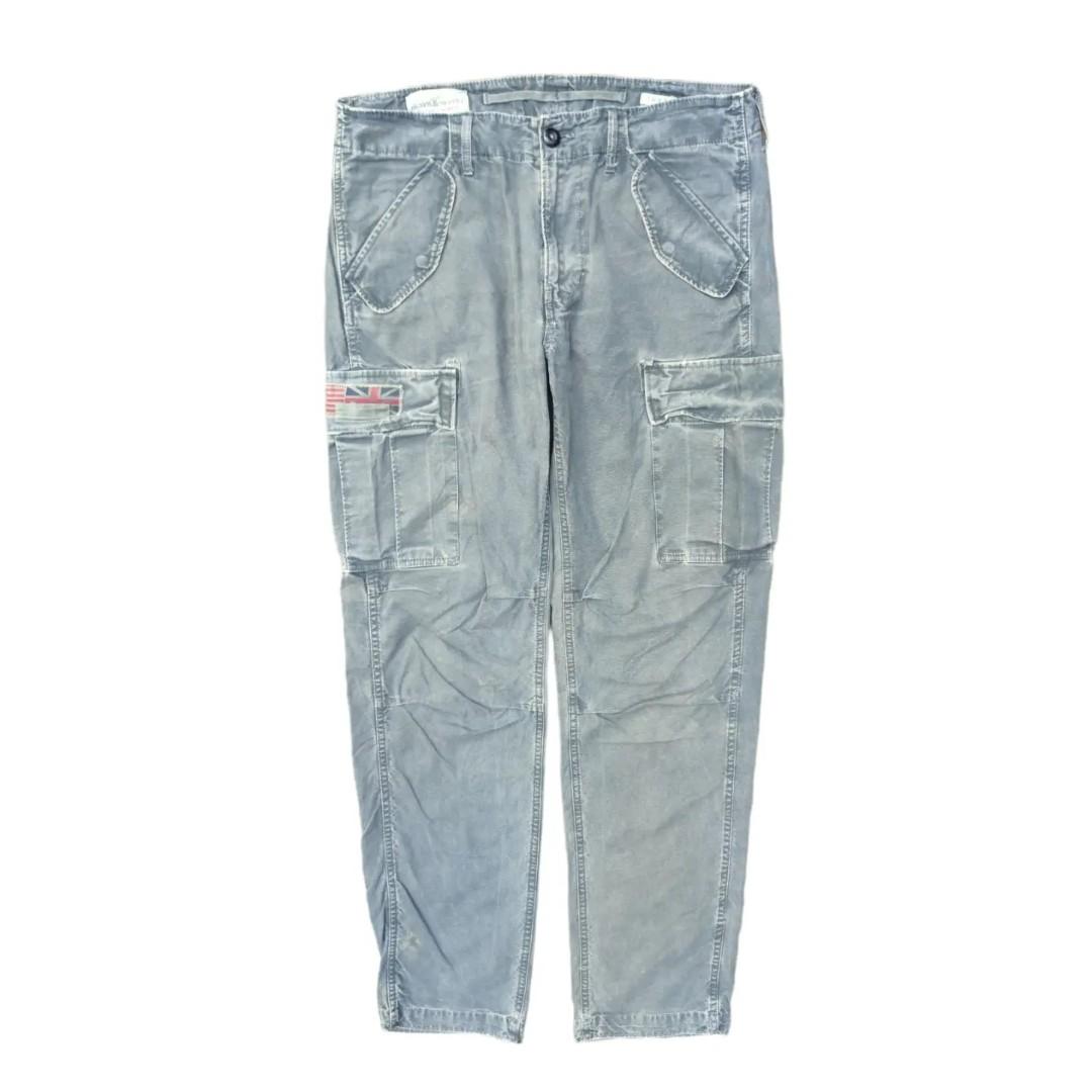 Vintage 90's Denim & Supply Ralph Lauren American British Flag Cargo Pants. (Personal Favv), Men ...