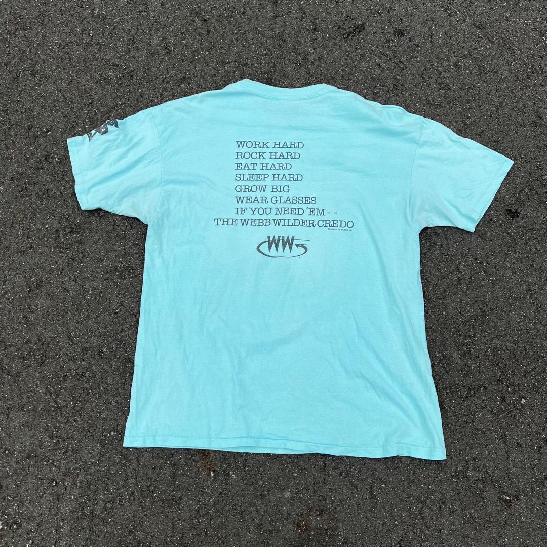 Vintage 90s Webb Wilder Tee, Men's Fashion, Tops & Sets, Tshirts & Polo ...
