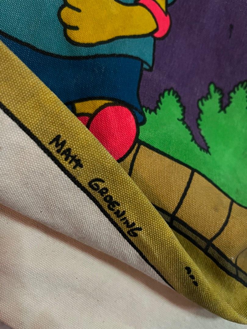 VINTAGE BART SIMPSON TOTE BAG CANVAS, Men's Fashion, Bags, Sling Bags ...