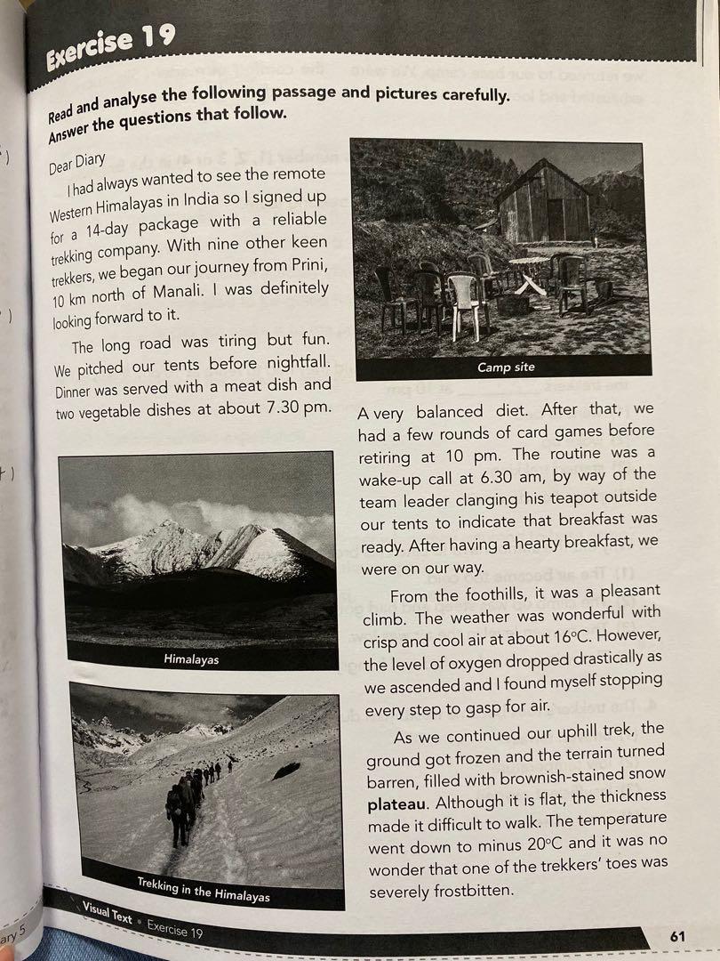 Visual text comprehension grade 5, 興趣及遊戲, 書本 & 文具, 教科書 - Carousell