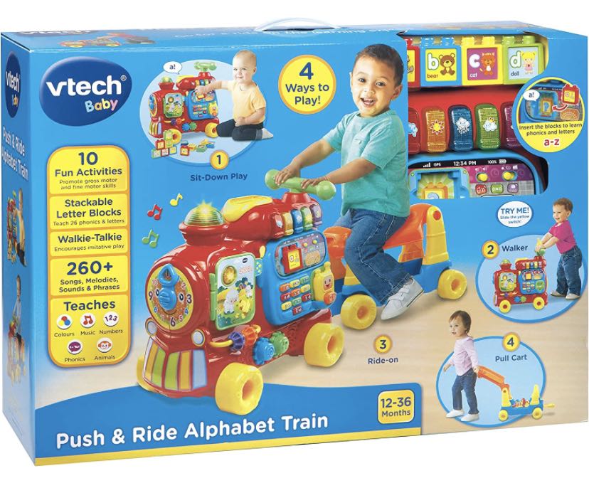 Vtech Baby Push & Ride Alphabet Train (Brand New), Babies & Kids ...