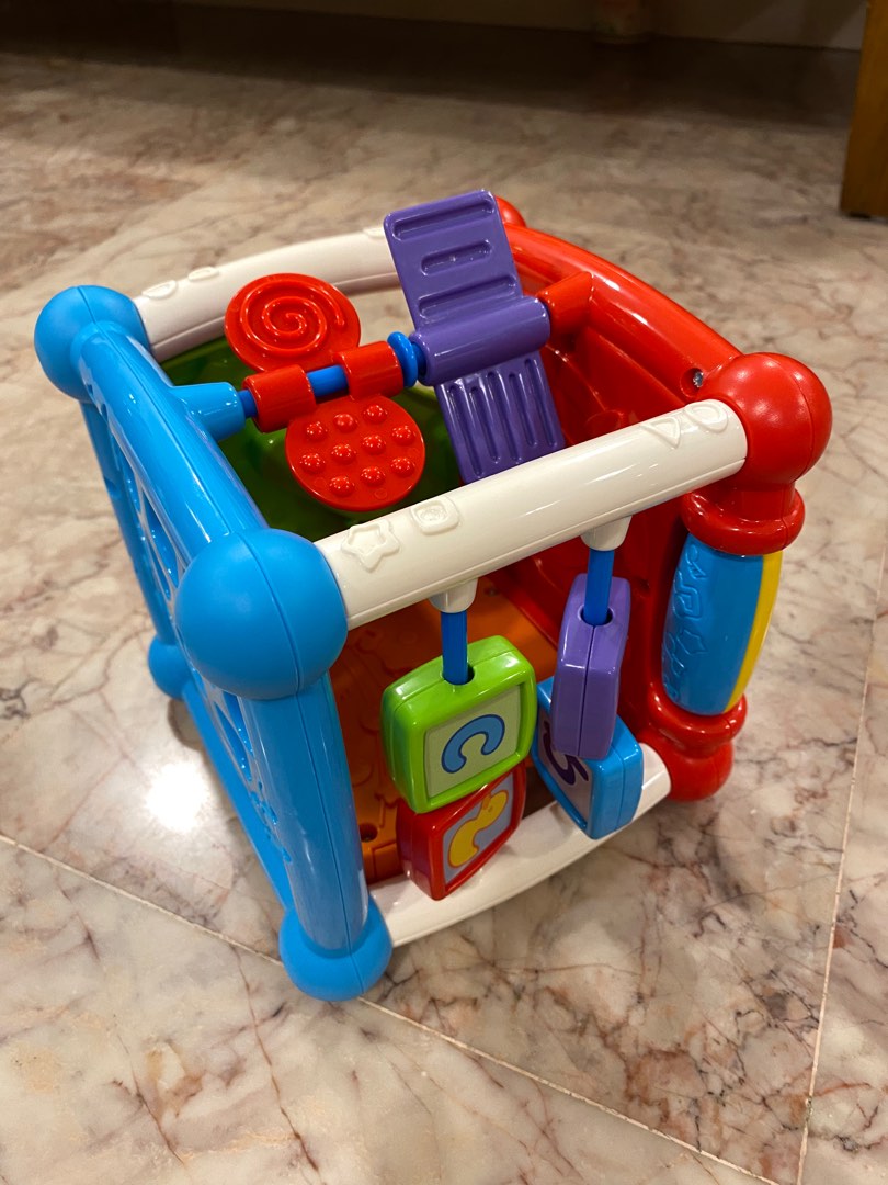 Vtech Busy Learners Activity Cube, Babies & Kids, Infant Playtime on ...