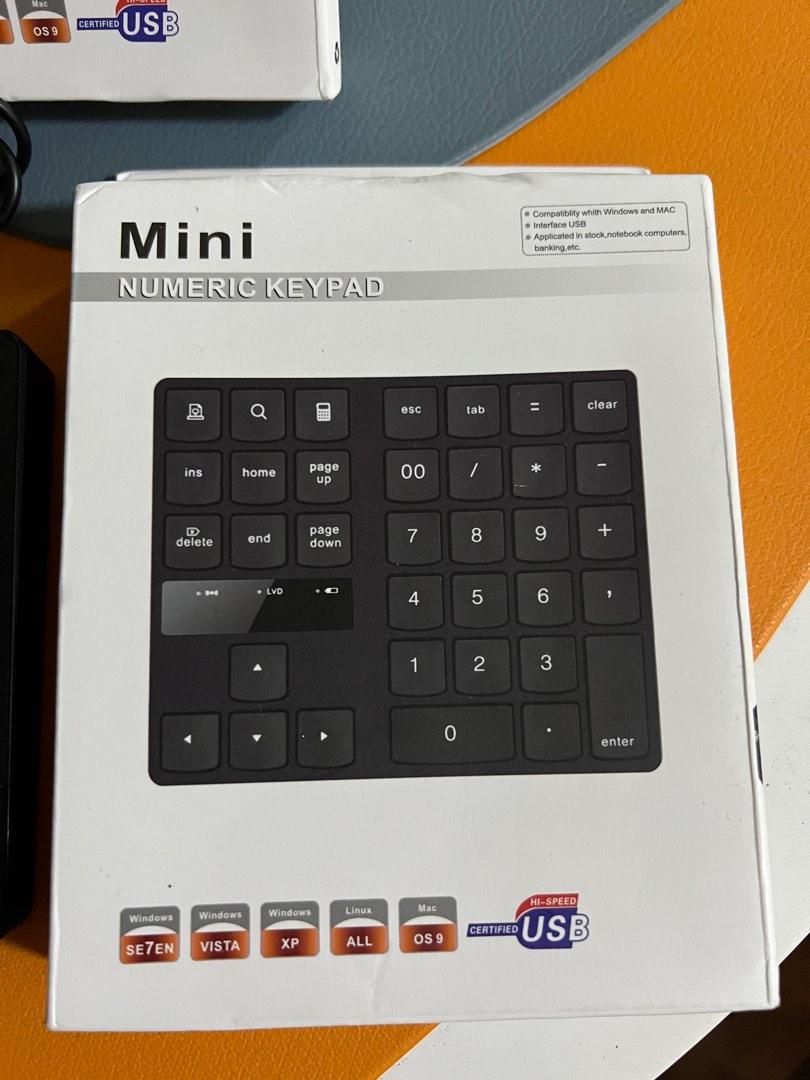 Wireless Mini Numeric Keypad, Computers & Tech, Office & Business Technology on Carousell
