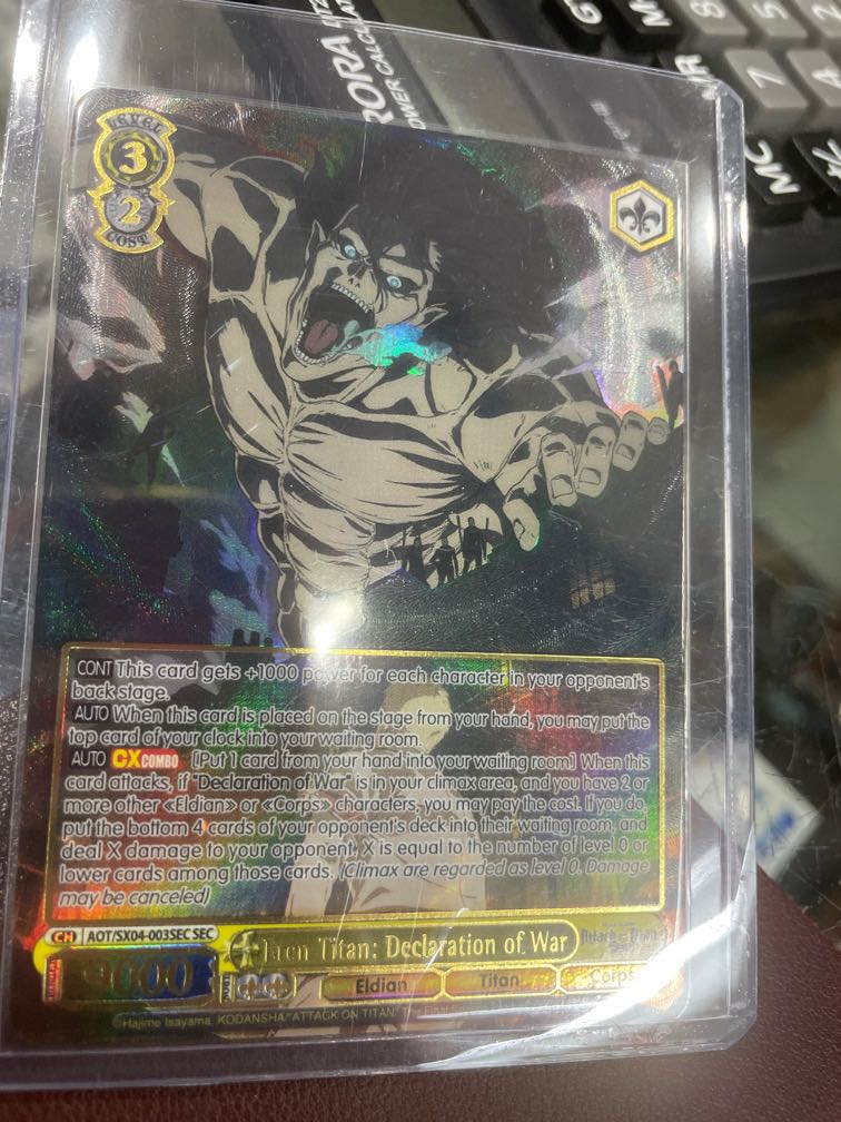 Ws aot scc, Hobbies & Toys, Toys & Games on Carousell