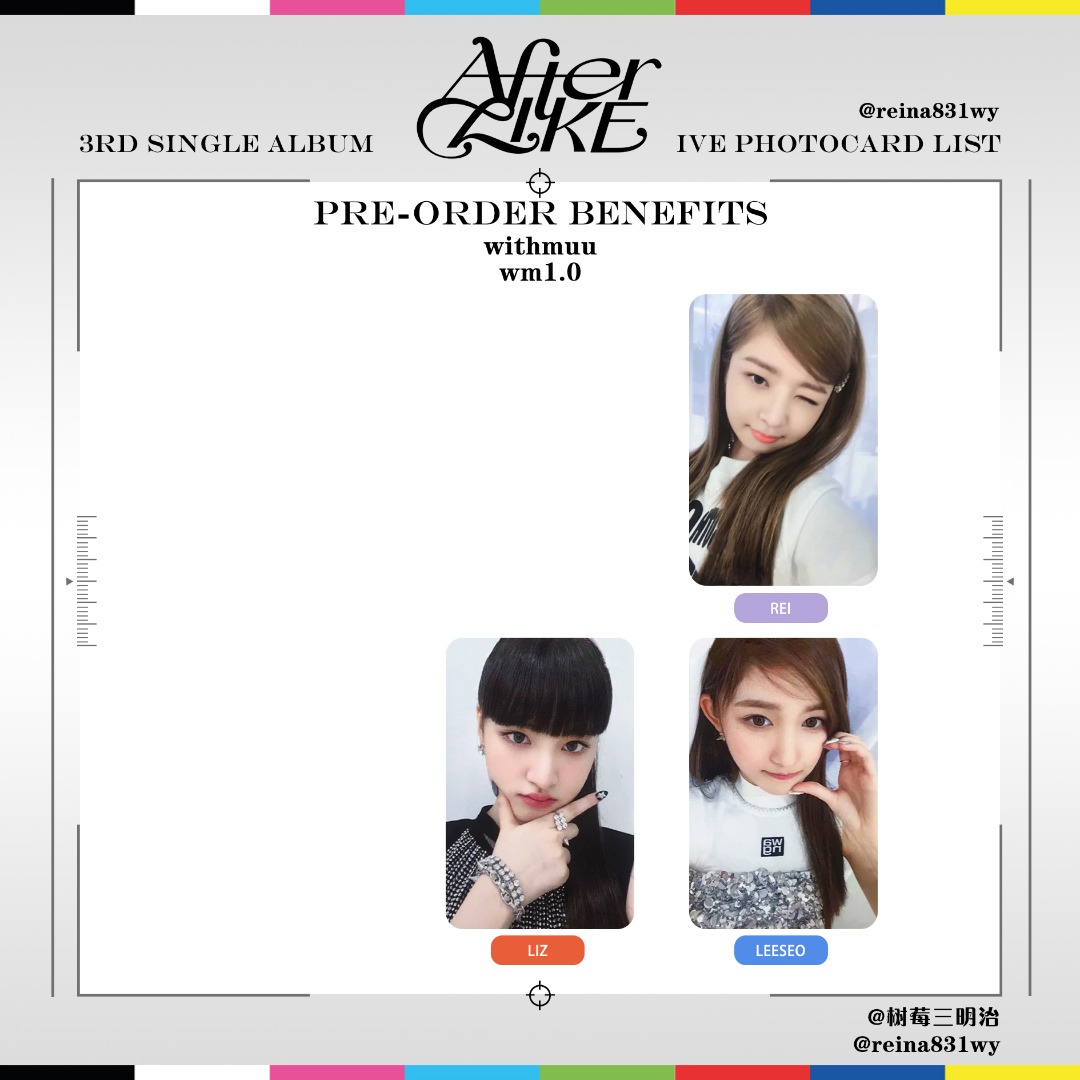 WTS/LFB IVE Afterlike Withmuu 1.0 POB, Hobbies & Toys, Memorabilia & Collectibles, K-Wave on ...