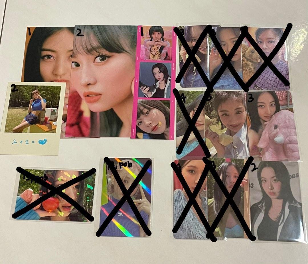 [WTS/WTT] twice between 1&2 1 and 2 photocards nayeon jeongyeon momo sana jihyo mina dahyun chae ...