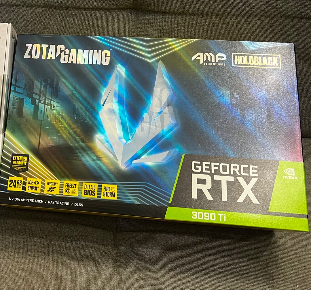 Zotac RTX 3090 TI AMP EXTREME HOLO, Computers & Tech, Parts ...