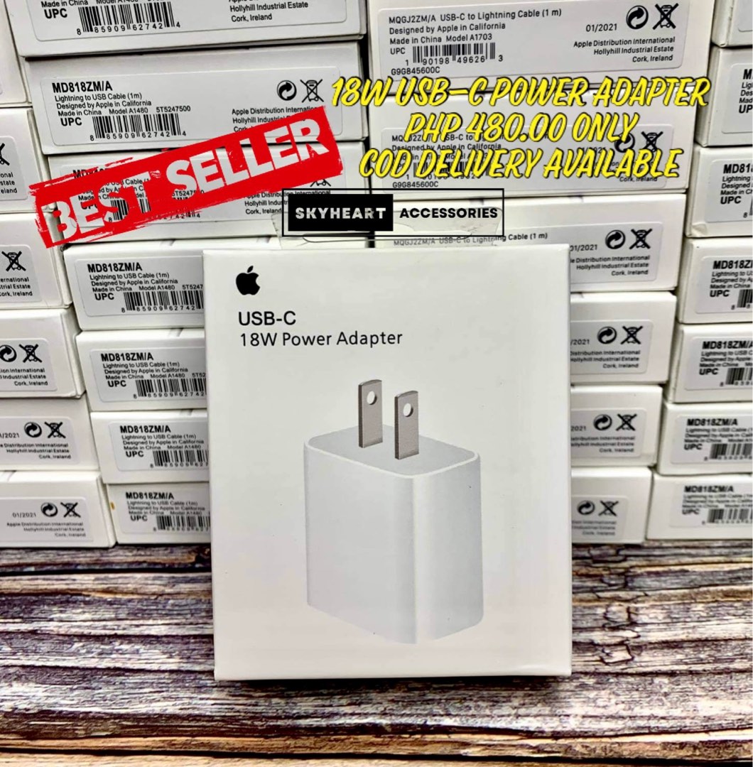 18W USB-C Power Adapter, Mobile Phones & Gadgets, Mobile & Gadget ...